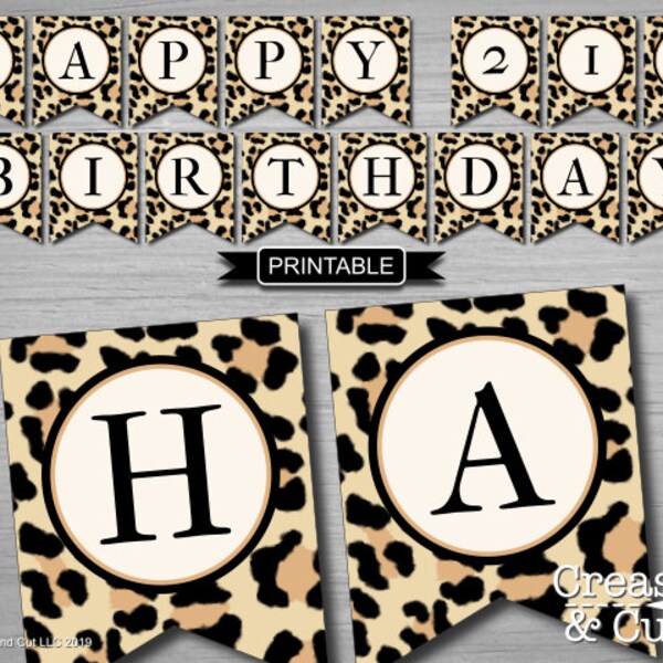 Leopard Party Decorations - Etsy