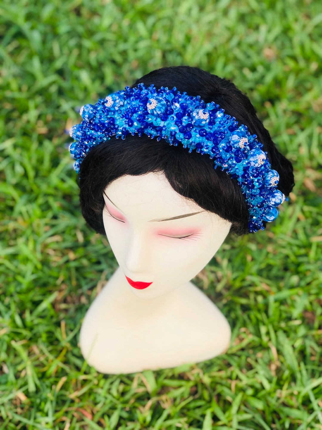African Headpiece-handmade Headband Crystal Headband-bridal Headpiece ...