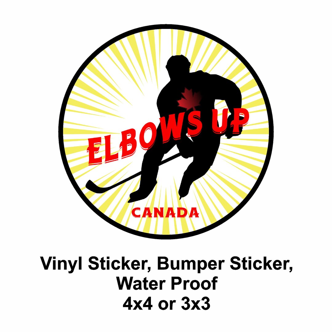Elbows up Bumper Sticker, Waterproof Car Decal in 4x4 or 3x3 Inches - Etsy