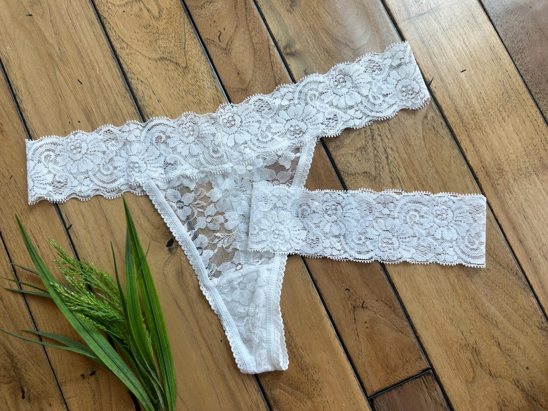 Bridal Lingerie Set of Undies and 2 Garters - Etsy