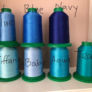 Thread Color Chart - Etsy