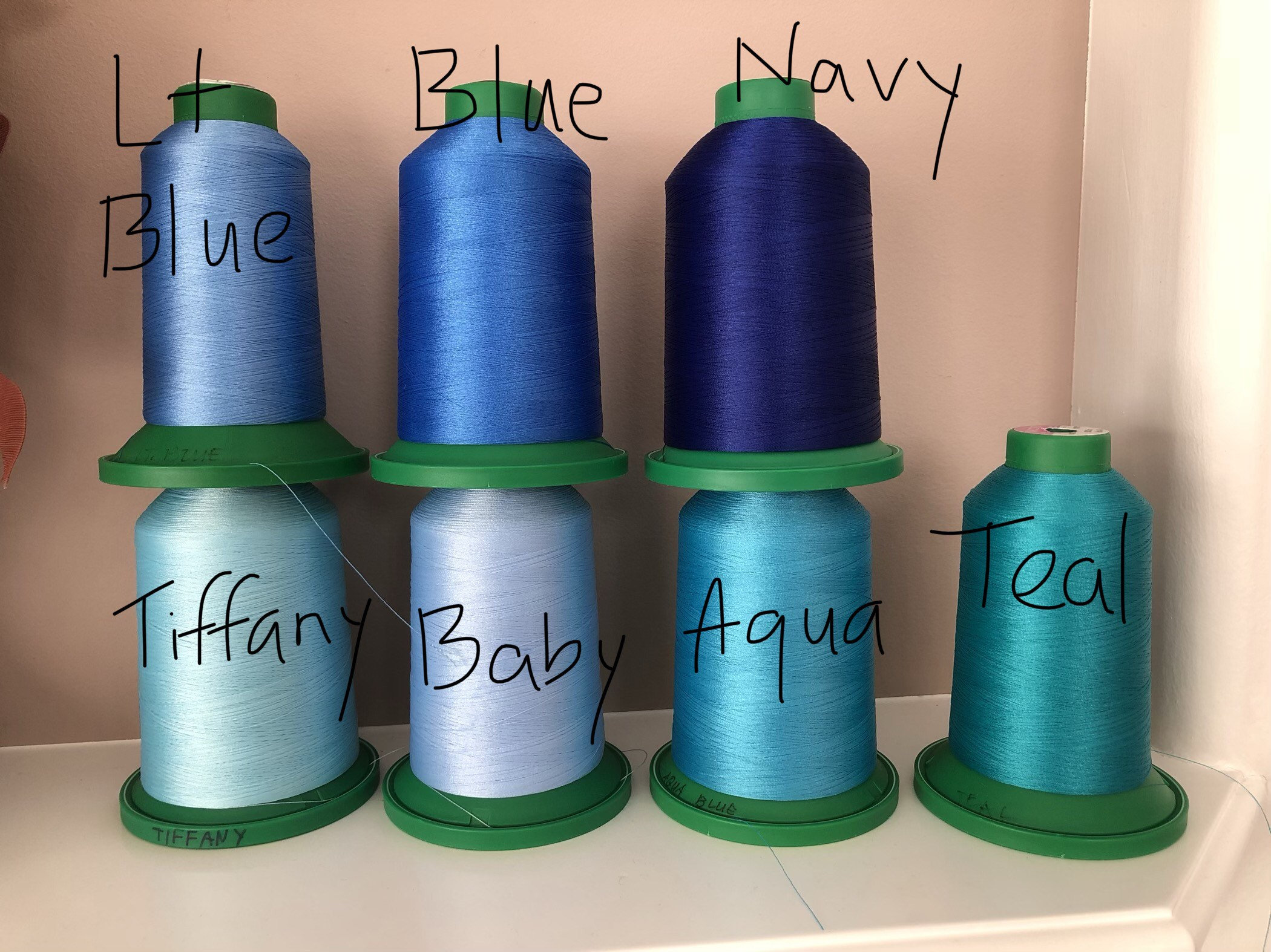 Thread Color Chart - Etsy
