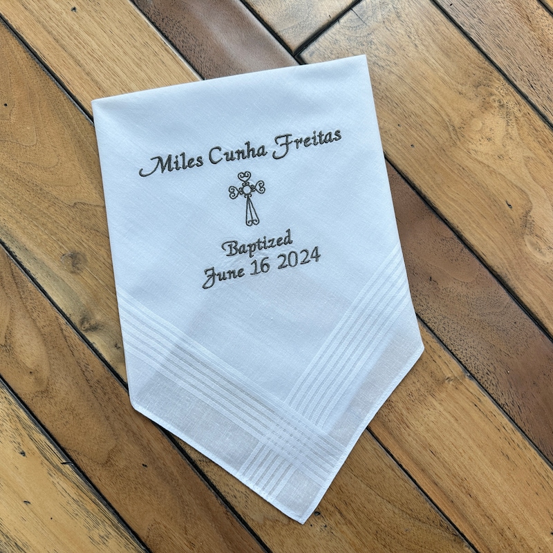 Baptism Scarf Girls - Etsy