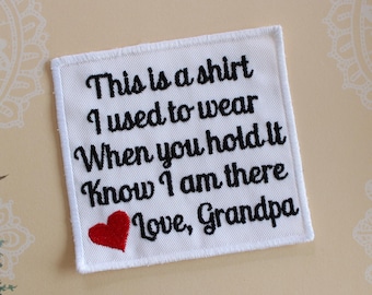 PATCH for Memory Pillow Custom Signature - Etsy