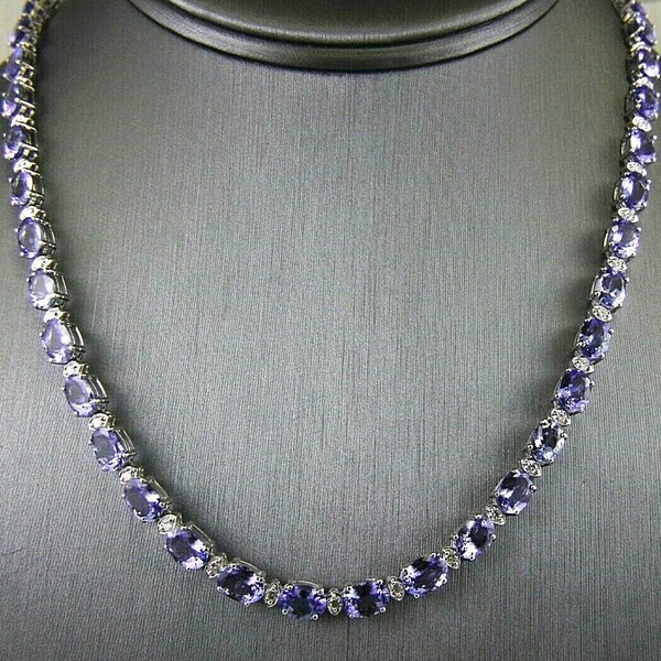 Tanzanite Necklace - Etsy