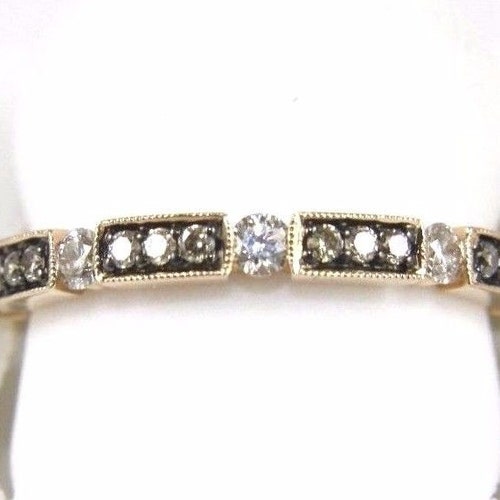 Fine Round Cut Fancy Color Champagne Brown Diamond Cluster - Etsy