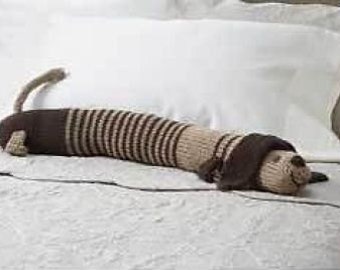 PDF Vintage Dachshund Draught Excluder Knitting Pattern | Etsy