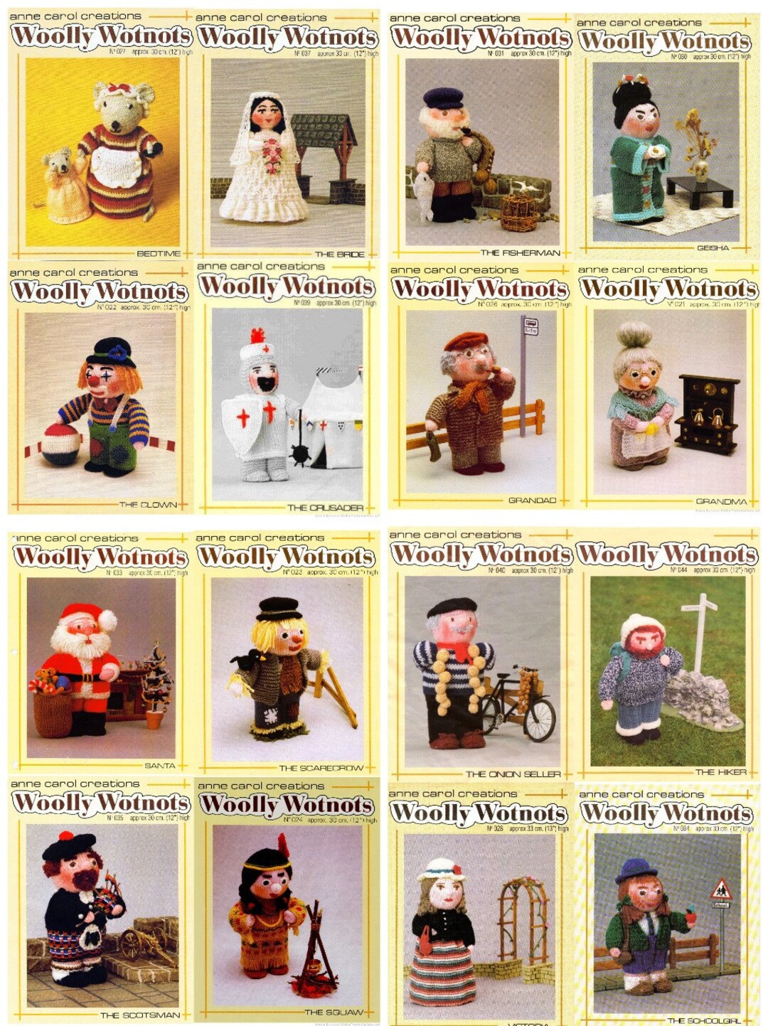 Vintage Woolly Wotnot Knitting Patterns – Your Choice of Pattern(s ...