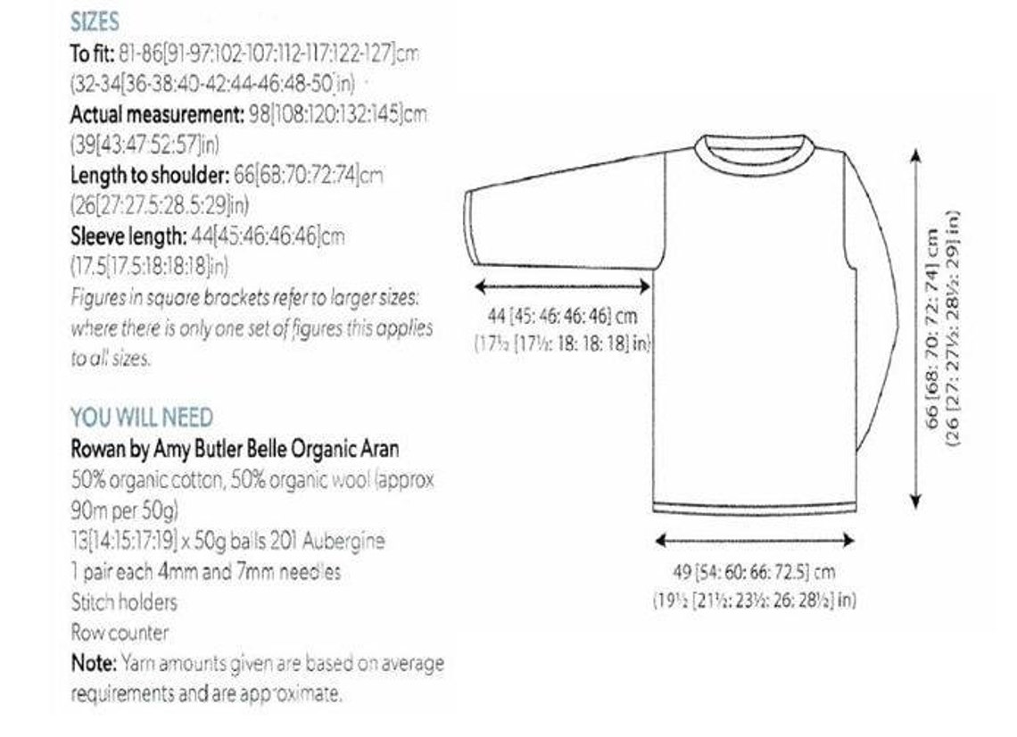 PDF Chunky Ladies Jumper Knitting Pattern – Vintage, Retro, Chunky ...