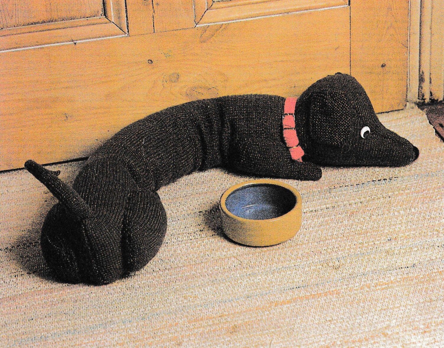 PDF Vintage Dachshund Draught Excluder Knitting Pattern – Vintage ...