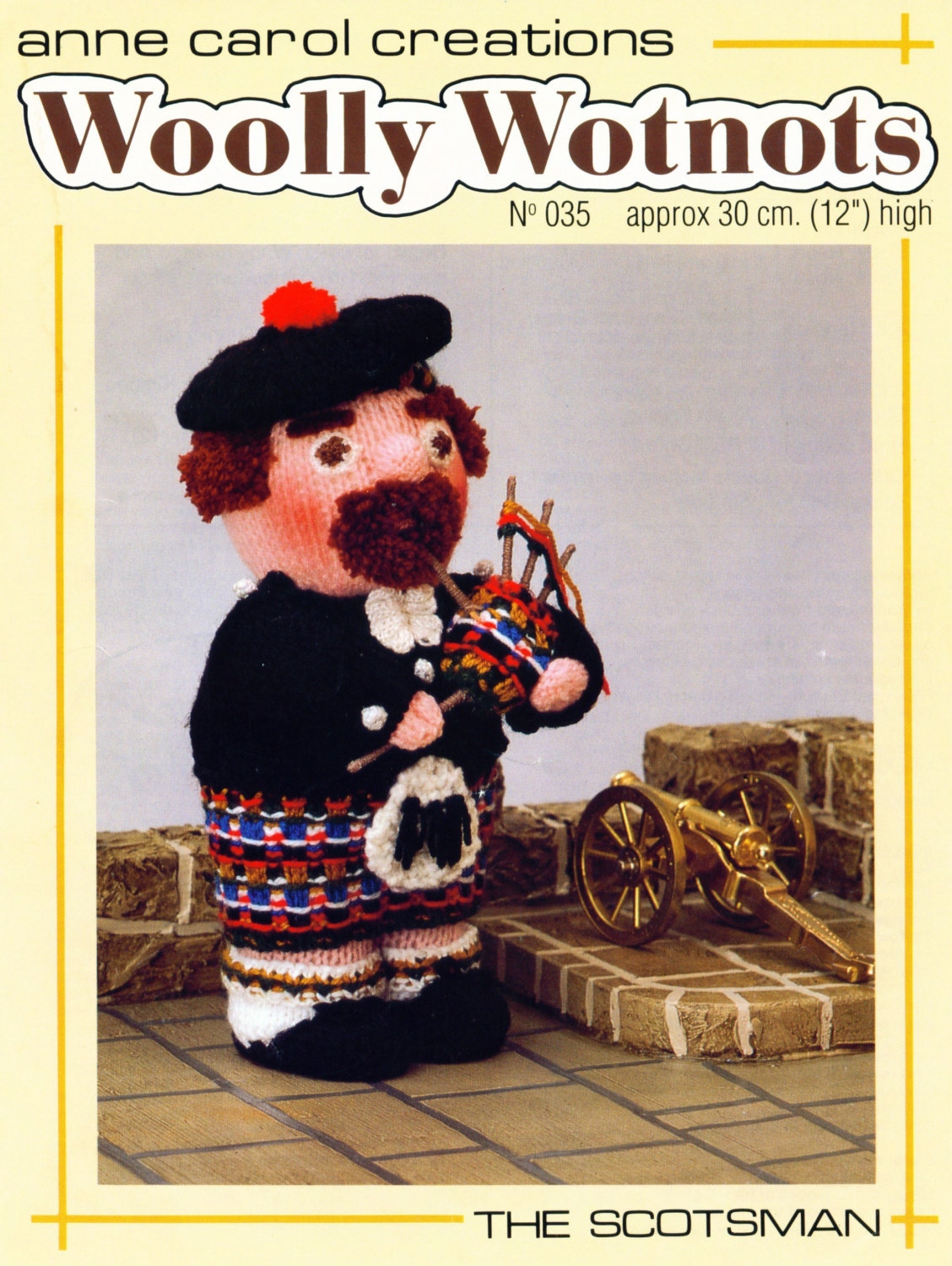PDF Vintage Woolly Wotnot Knitting Pattern – Scotsman, Doll, Toy - PDF ...