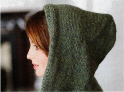 PDF Chunky Long Cardigan With Hood Knitting Pattern – Vintage, Retro ...