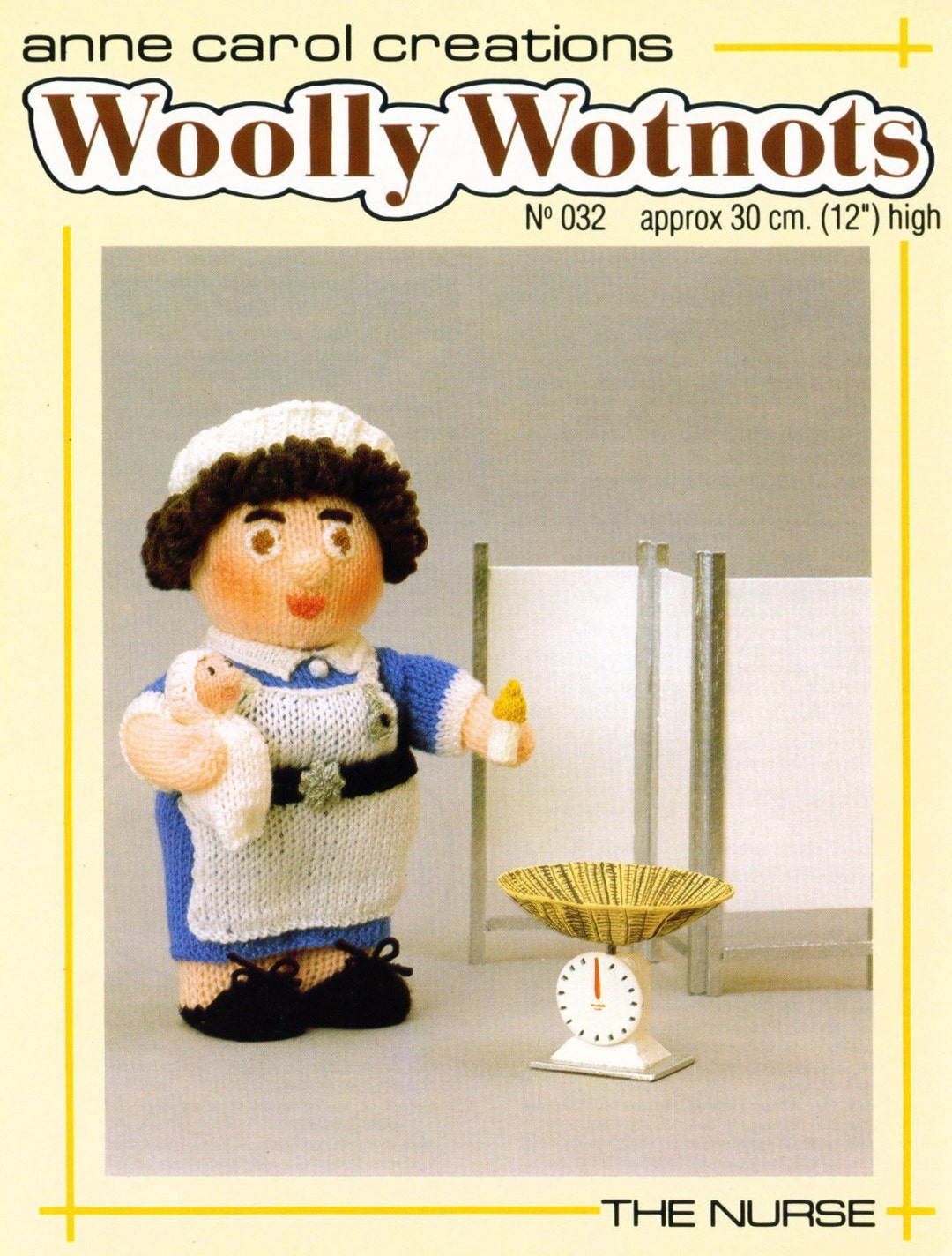 PDF Vintage Woolly Wotnot Knitting Pattern – the Nurse, Doll, Toy - PDF ...