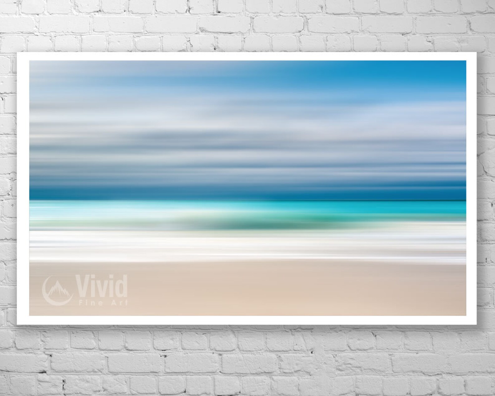 Caribbean Abstract Canvas, Turks and Caicos, Beach Wall Art, Ocean Wall ...