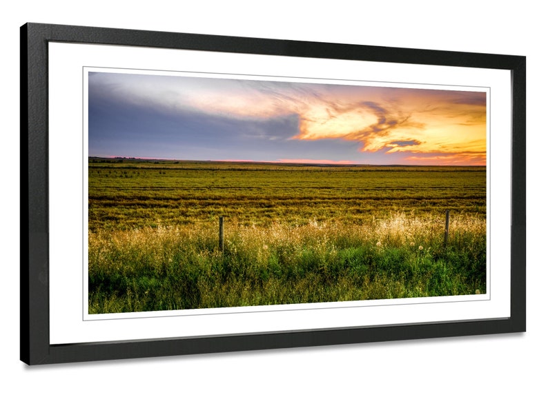 Saskatchewan Prairie Sunrise Photography: Scenic Landscape Art Print or ...