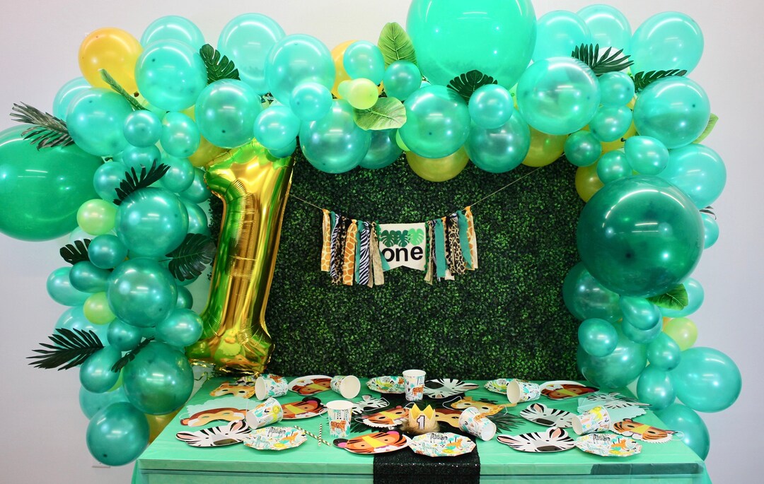 257 Piece Wild One Safari Party Box \\ Wild One First Birthday \\ Wild ...