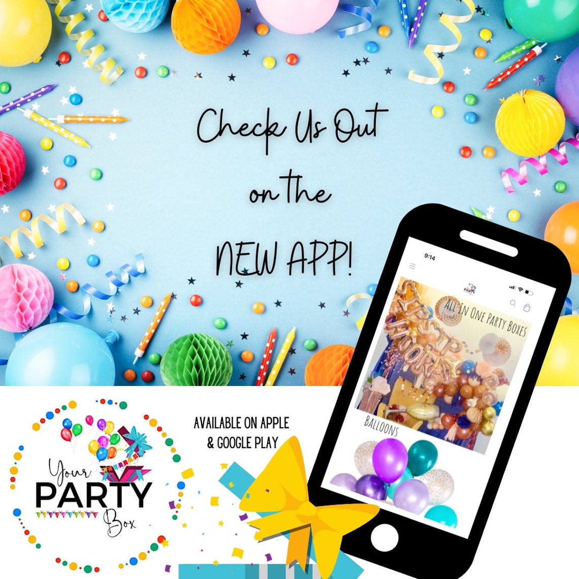 Pride Party Box // Pride Party in a Box // Rainbow Party Box - Etsy