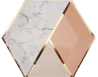 Peach Paper Plates - Etsy