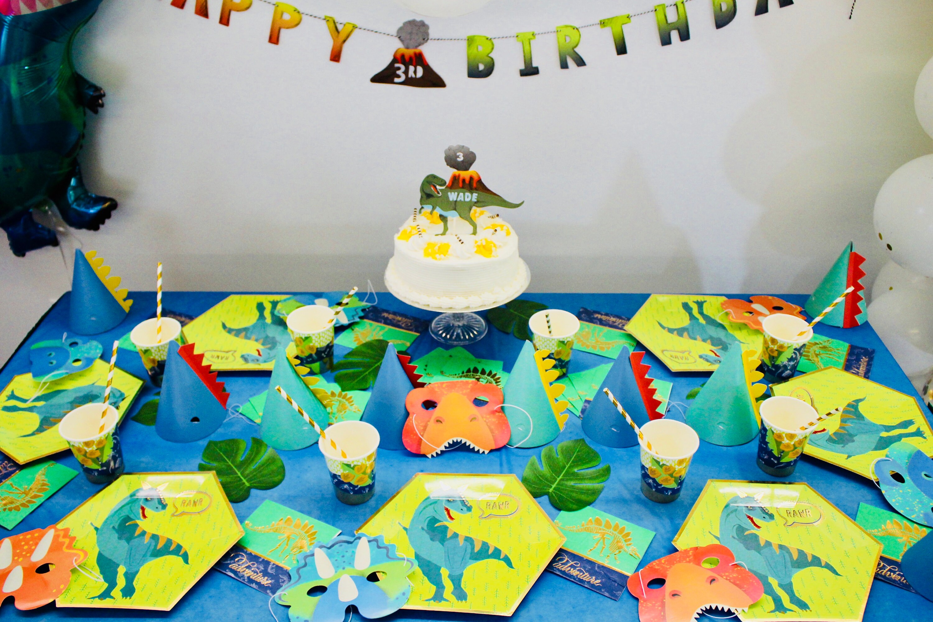 288 Piece Dinosaur Birthday Party Box Set for 8 or 16\\ Dinosaur Party ...