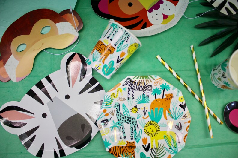 257 Piece Wild One Safari Party Box Wild One First Birthday | Etsy