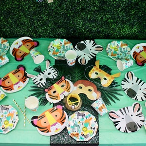257 Piece Wild One Safari Party Box \\ Wild One First Birthday \\ Wild ...