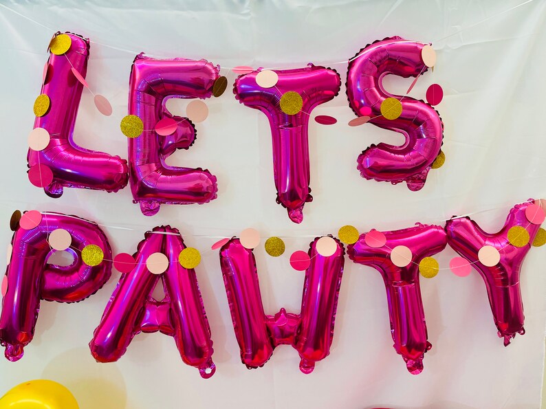 35 Piece Pink Puppy Pawty Box // Puppy Birthday // Dog Birthday ...