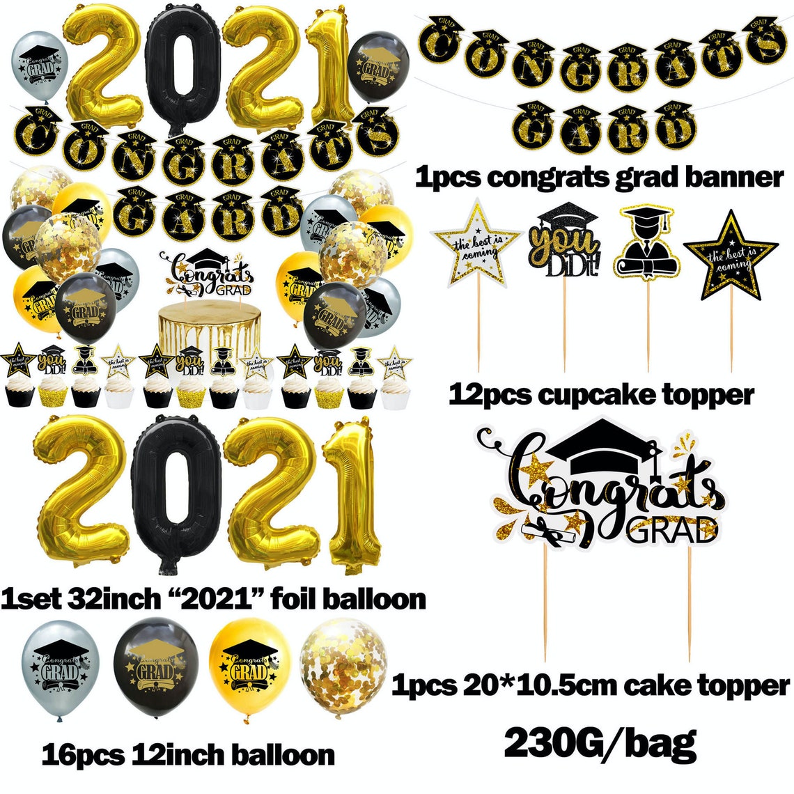 Graduation Party Box \\ Congrats Grad \\ Graduation Party \\ Graduation ...