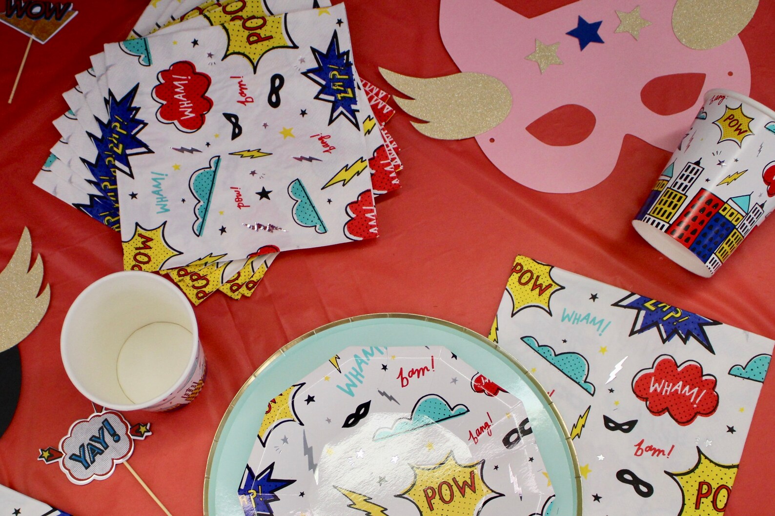 199 Piece Superhero Party Box Superhero Birthday Party | Etsy