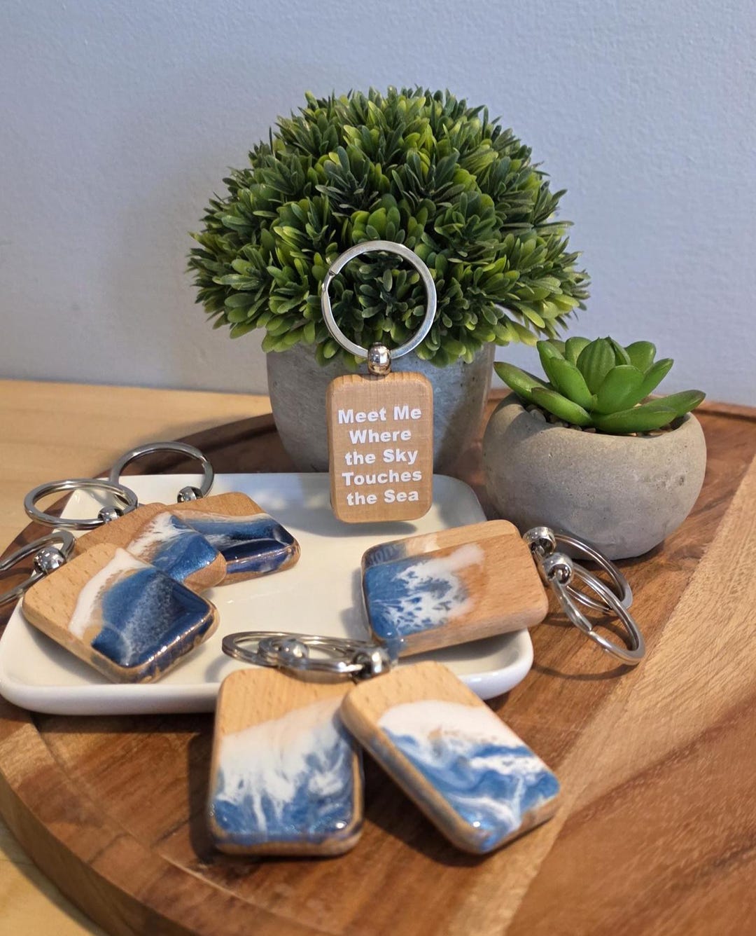 Coastal Keychains, Meet Me Where the Sky Touches the Sea, Dog Lovers ...