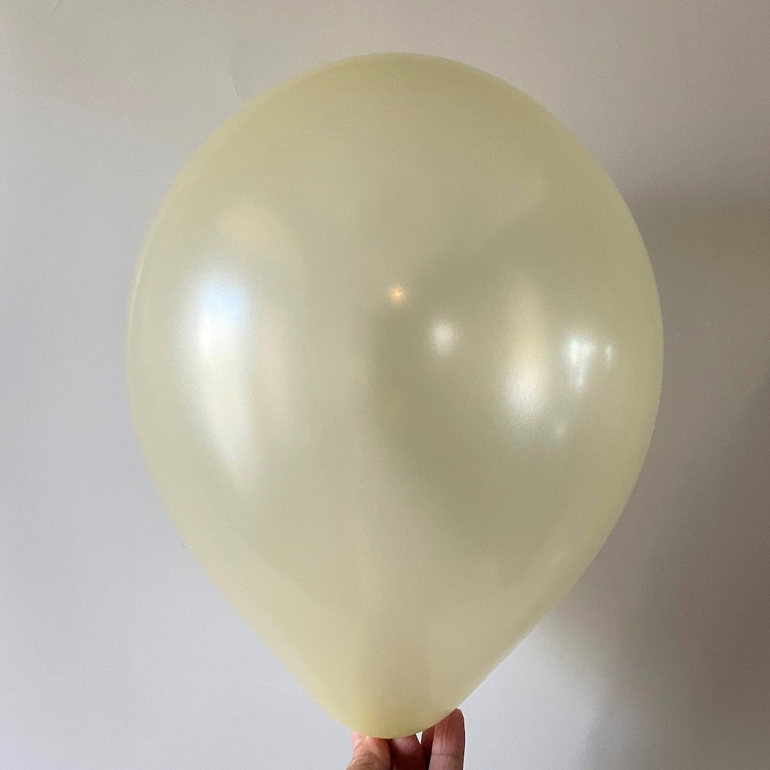Satin Ivory, Pearl Ivory, Light Ivory 5", 9", 11 Inch Balloons, 11 ...