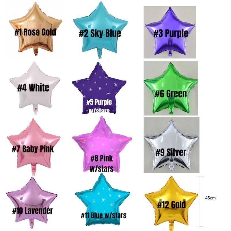 Star Balloons - Etsy