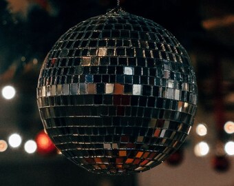 8 Inch Disco Ball Decor Vintage Retro Hippie Funky 70s Mirror Ball ...