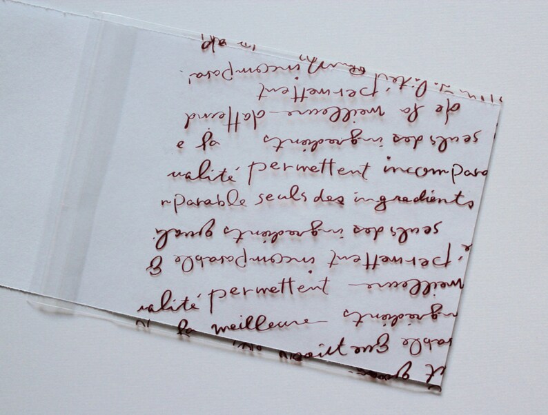 European Cafe Style French Handwriting Cello Bags French | Etsy