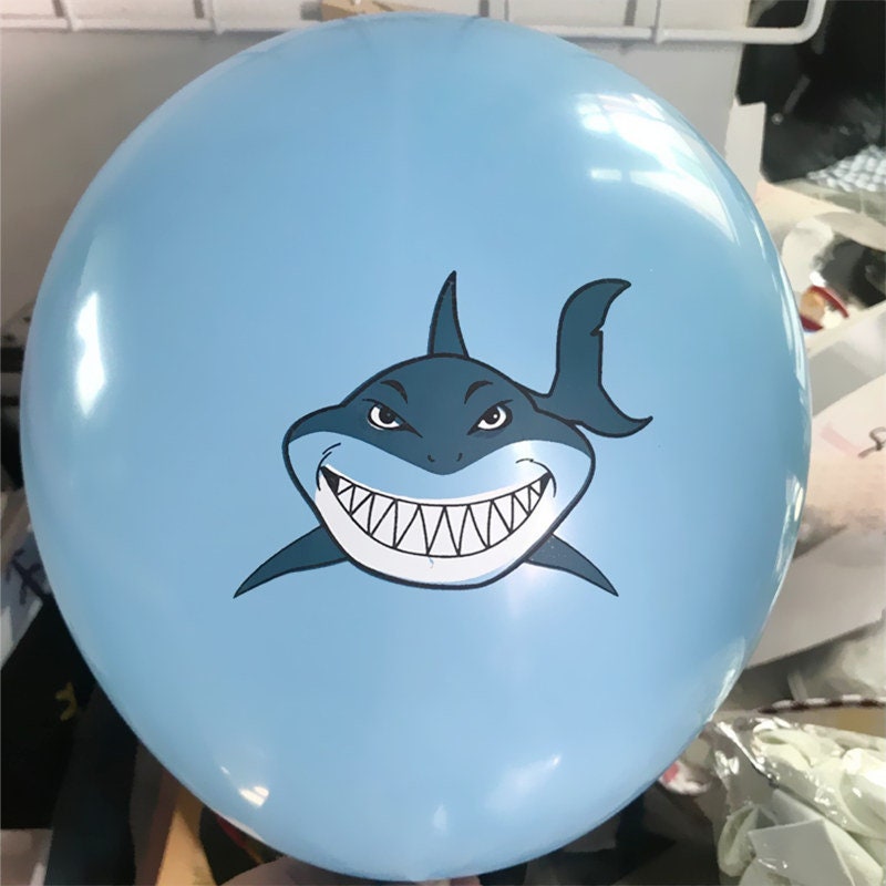 Shark Baby Balloon,marine Theme,park Birthday Party Decoration ,cartoon ...