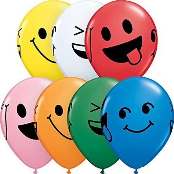 Ballon Emoji Sticker For Sale Mit "Geburtstags Emoticon Mit Ballon"