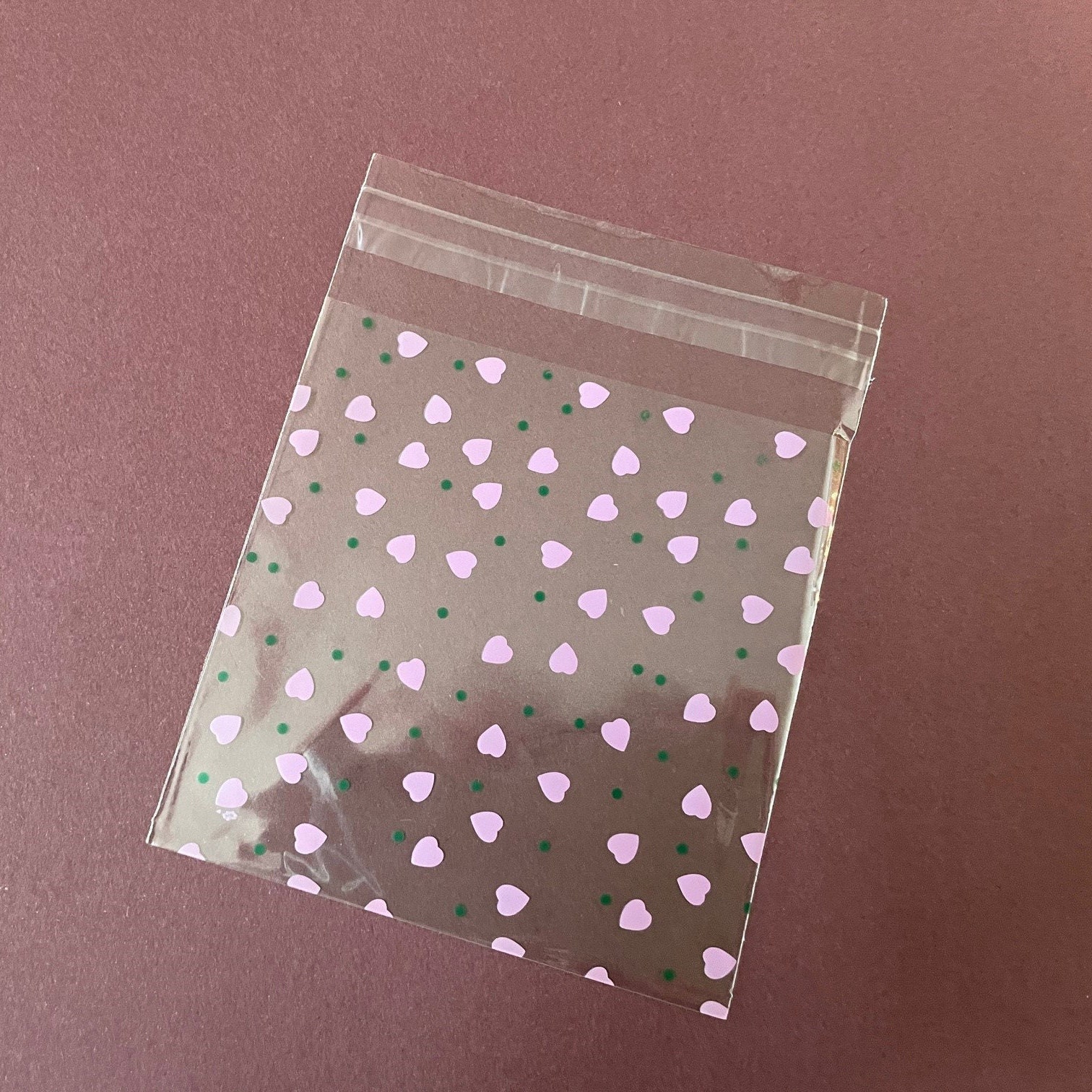 Cookie Kawaii Cello Bag Valentine Cookie Bag Heart Cookie - Etsy