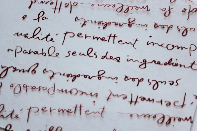 European Cafe Style French Handwriting Cello Bags French | Etsy