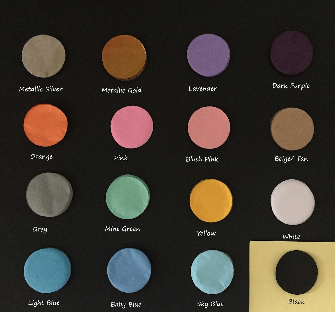 2" Jumbo Confetti Metallic Gold Pink Mint Green Silver Foil Mylar ...