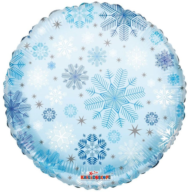 Snowflake Balloon, Frozen Winter Snowflake, Christmas, Happy Holidays ...