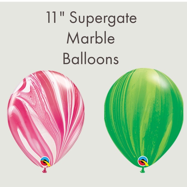 Marble Balloons - Etsy