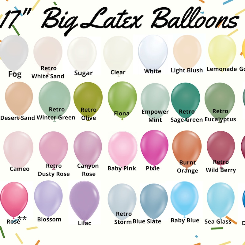 Big Round Balloons - Etsy