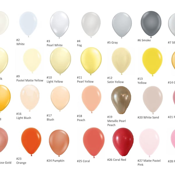 5 Inch Balloons - Etsy