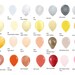 Mini 5 Inch Balloons ,choose Your Color, Air Filled Balloons, Small ...