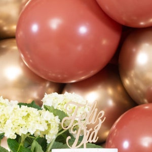 Terra Cotta Rustic Earth Balloons 5",11" and 24 Inch Balloons, Terra ...