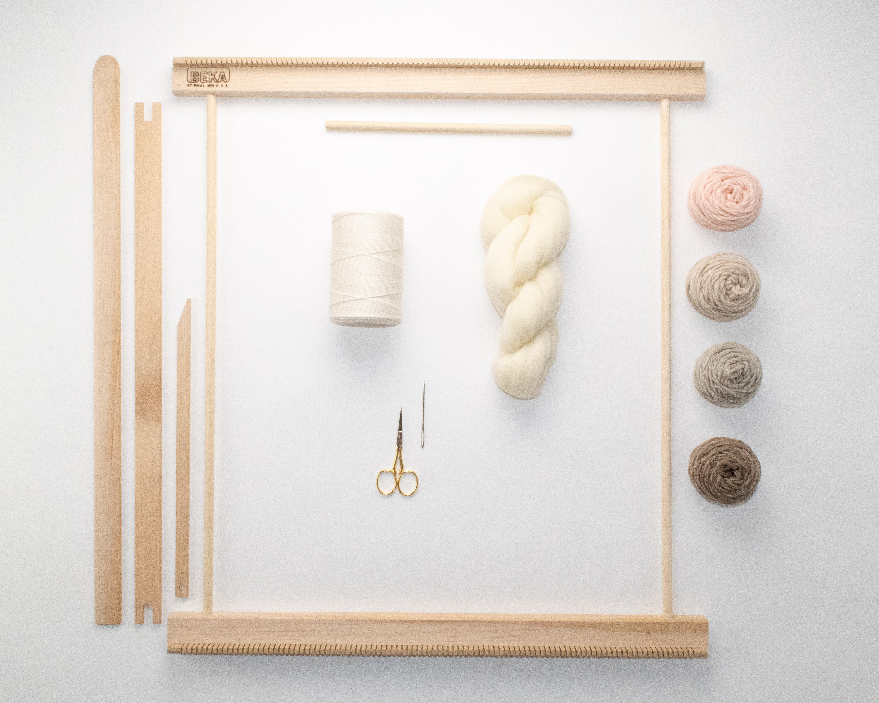 20 Frame Loom Weaving Kit Blush | Etsy