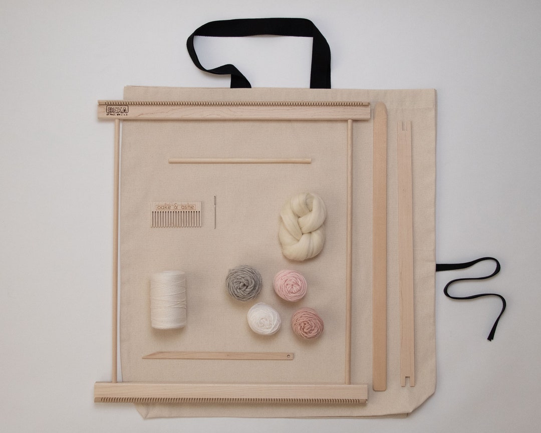 20" Frame Loom Weaving Kit Blush - Etsy