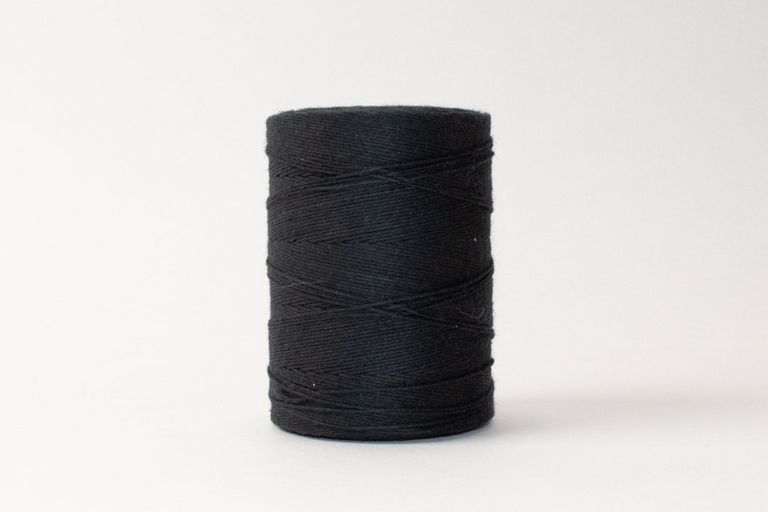 Black Cotton Warp Thread for Weaving Black - Etsy