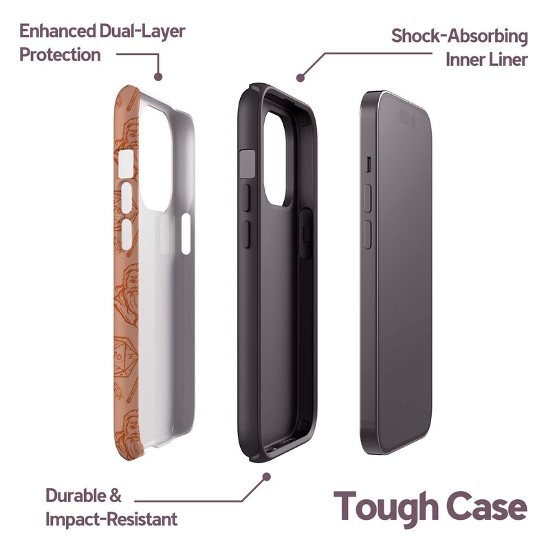 Dnd Fantasy RPG Phone Case for iPhone 17, 16 Pro Max, 16e, 15 Plus, 14 ...
