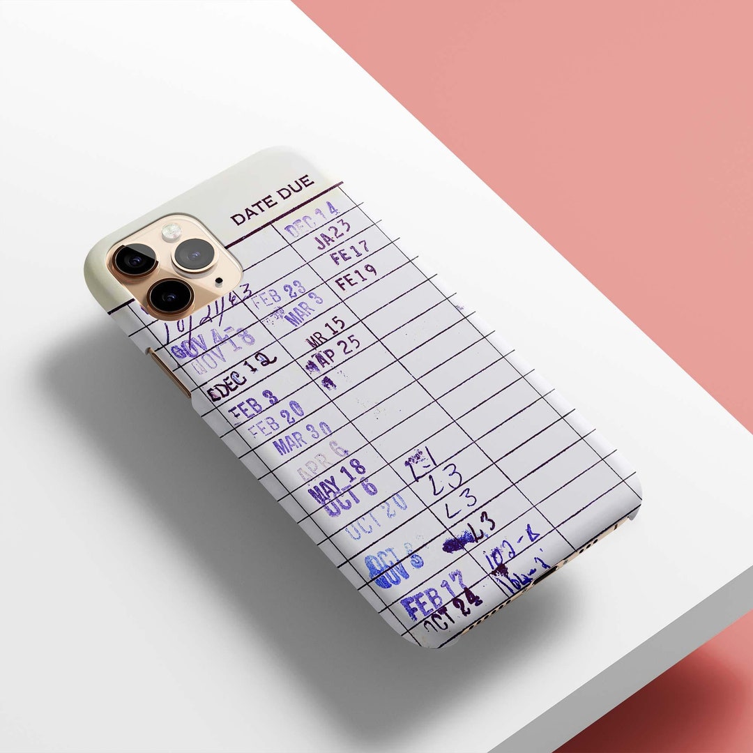 Library Card Phone Case for Iphone, Samsung & Pixel, iPhone 16, 15 Pro ...
