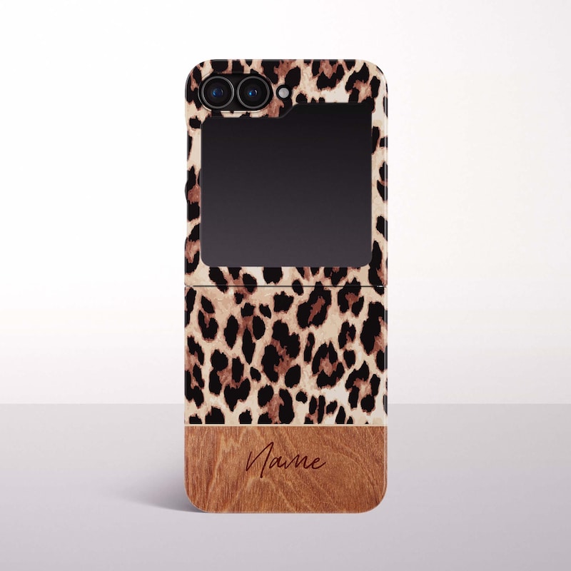 Samsung Flip 7 Leopard - Etsy